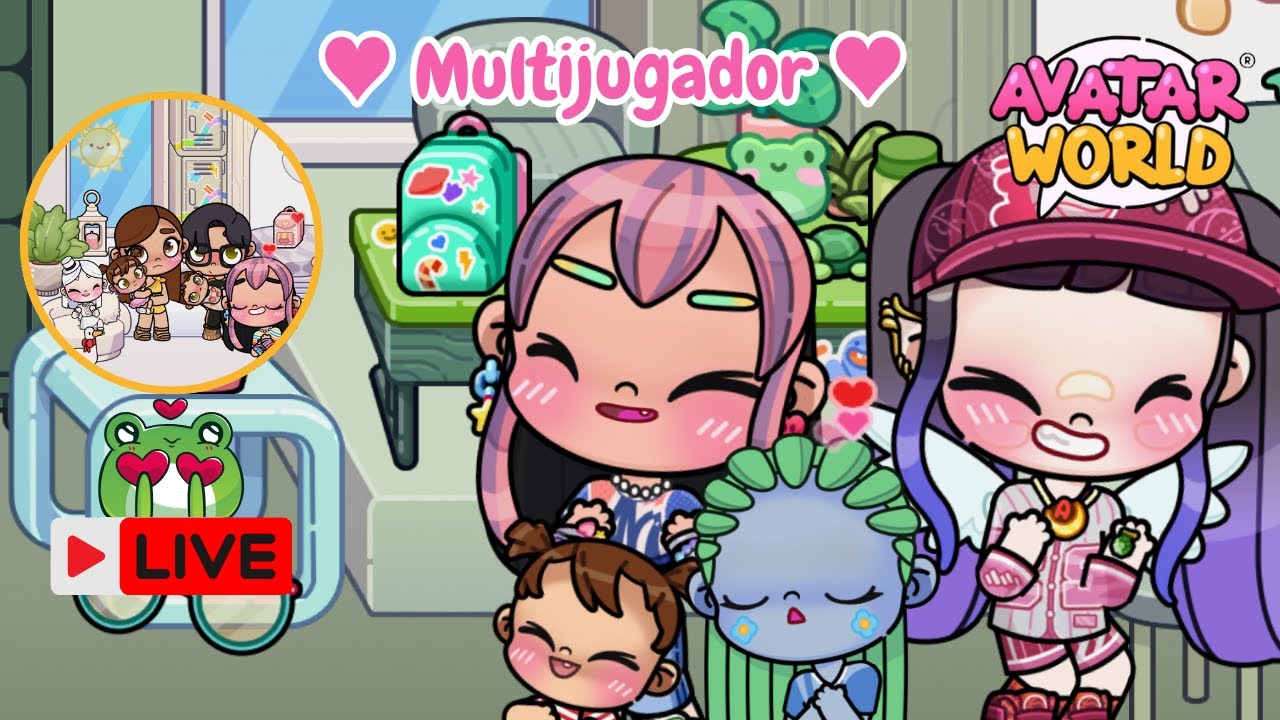 🏖️ MULTIJUGADOR, DECORANDO de UN solo COLOR en AVATAR WORLD! 3 🎨🏡 - YouTube
