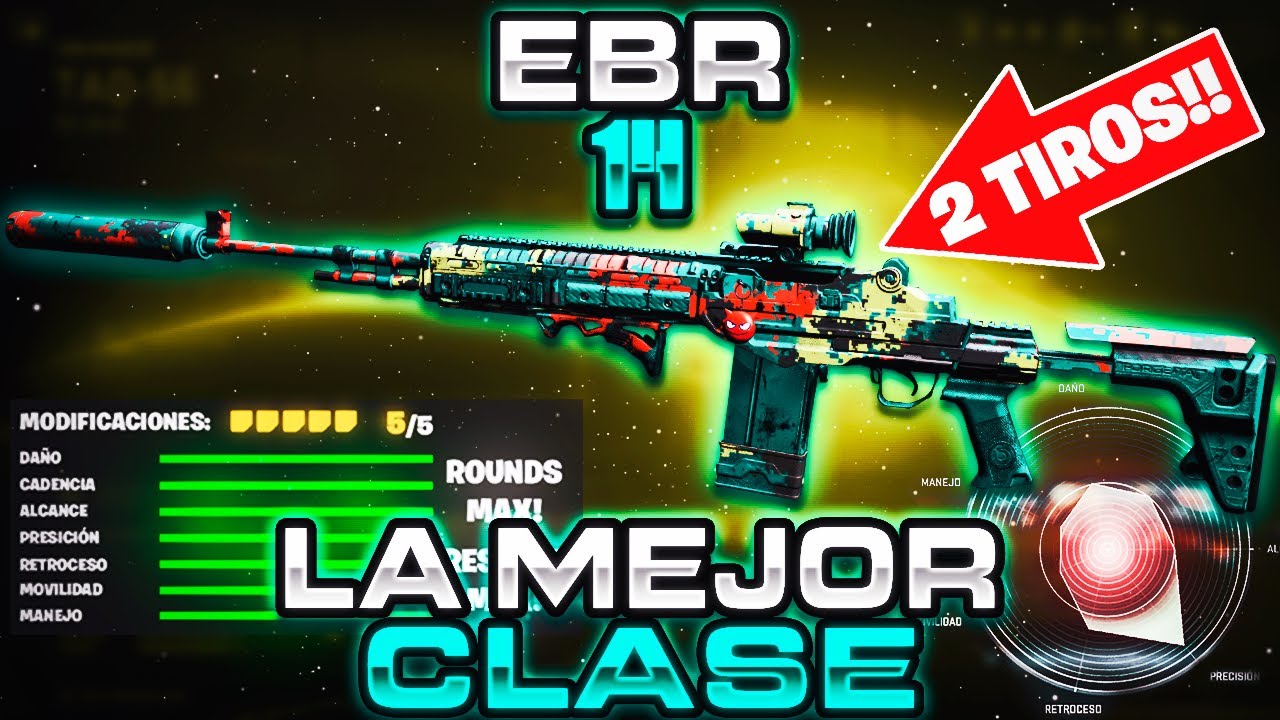 Mejor CONFIGURACIÓN EBR14 para WARZONE y CALL OF DUTY MW2 - YouTube