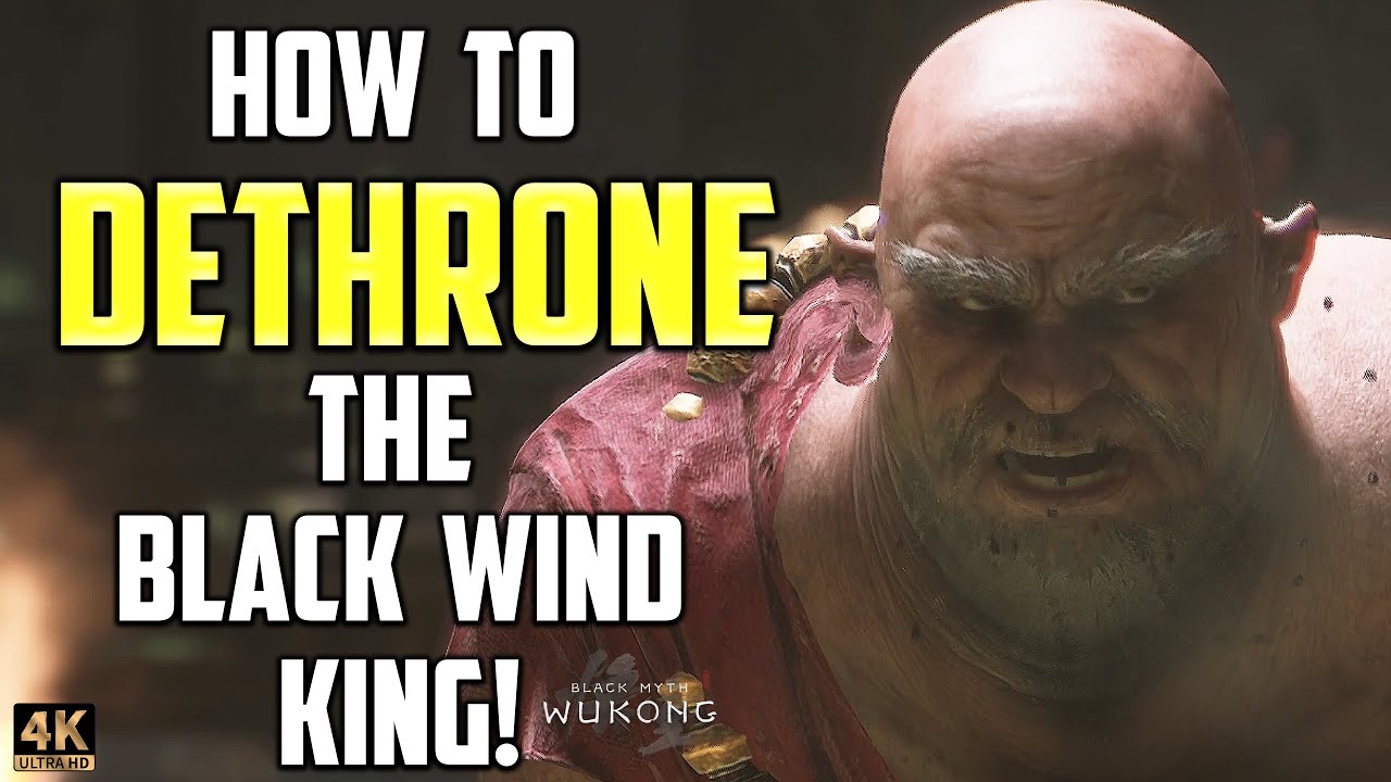 This Is How To BEAT The Black Wind King In Black Myth Wukong!! (4090 4k ...