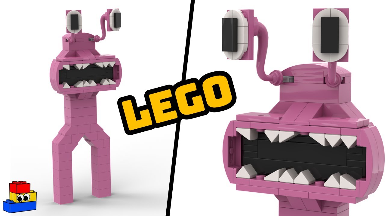 Making The Pink Rainbow Friend Out Of Lego [roblox Rainbow Friends