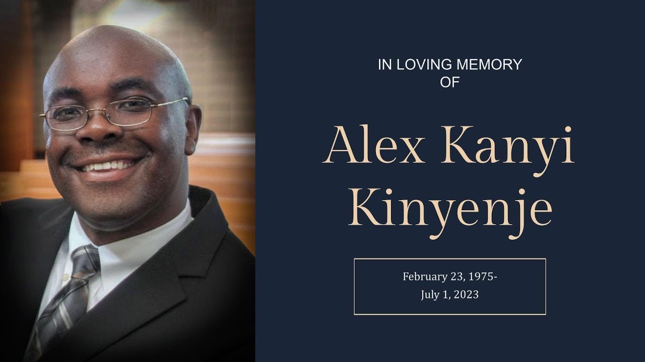 Alex Kanyi Kinyenje One year Anniversary - YouTube