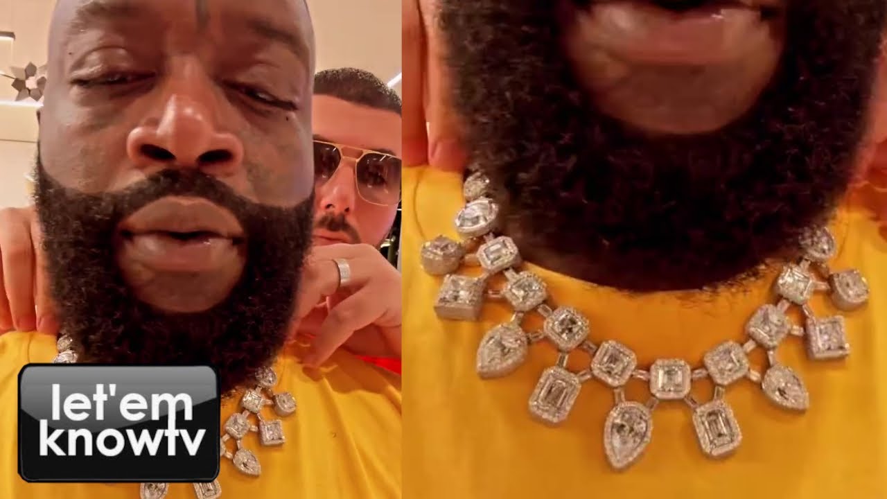 Rick Ross Just Dropped The Bag On A New Amazing Diamond Necklace From ...