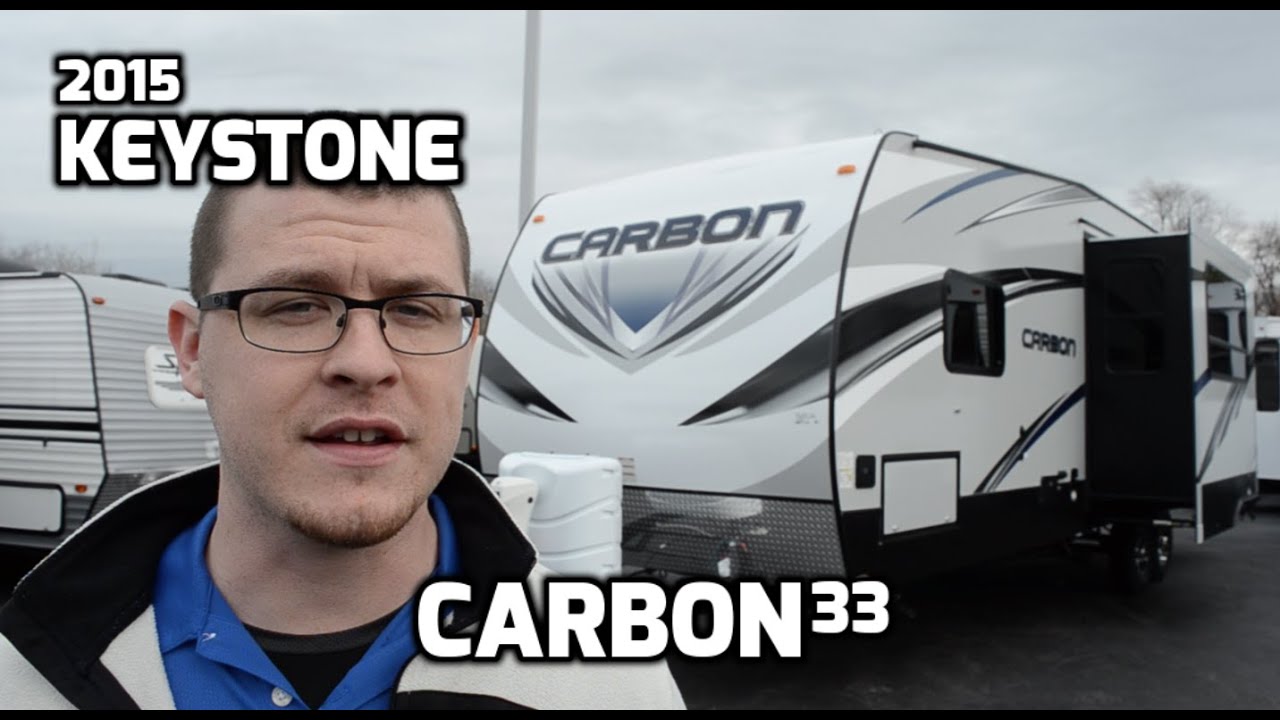 2015 Keystone Carbon 33 | Toy Hauler Travel Trailer - YouTube