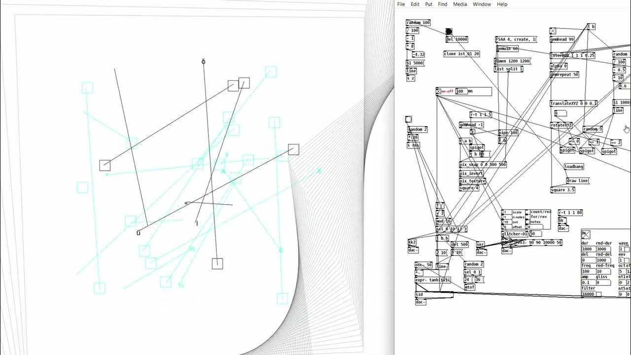 audioreactive visuals in pure data - YouTube