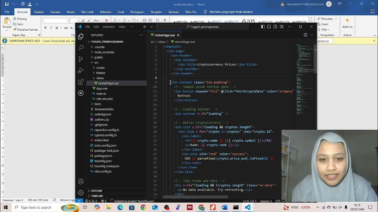 TUGAS 3 PEMROGRAMAN BERBASIS PIRANTI BERGERAK_044488907 - YouTube