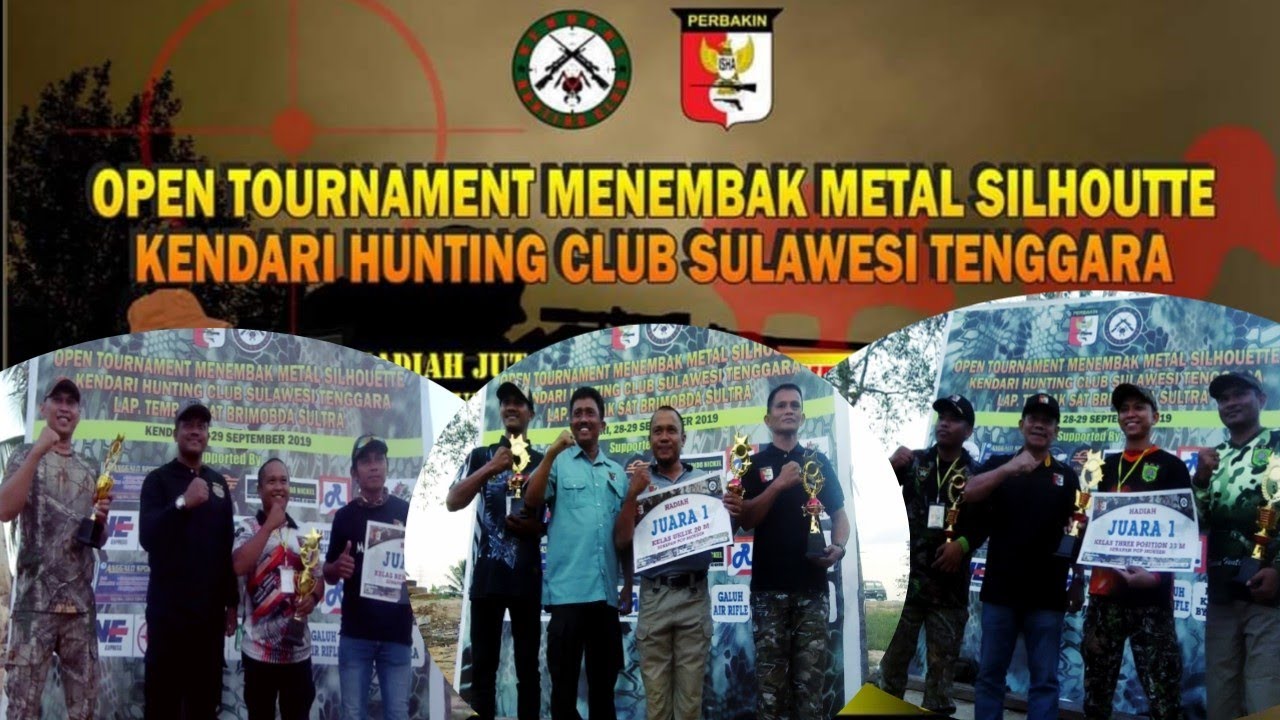 KHC OPEN TOURNAMENT Ke-2 LOMBA MENEMBAK METAL SILHOUTTE | BRIMOBDA ...