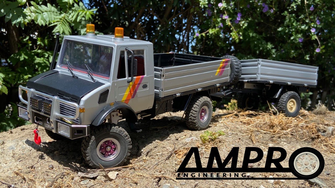 e395: LDRC Unimog P06 Trailer "Truck Bucket" & Customization - YouTube