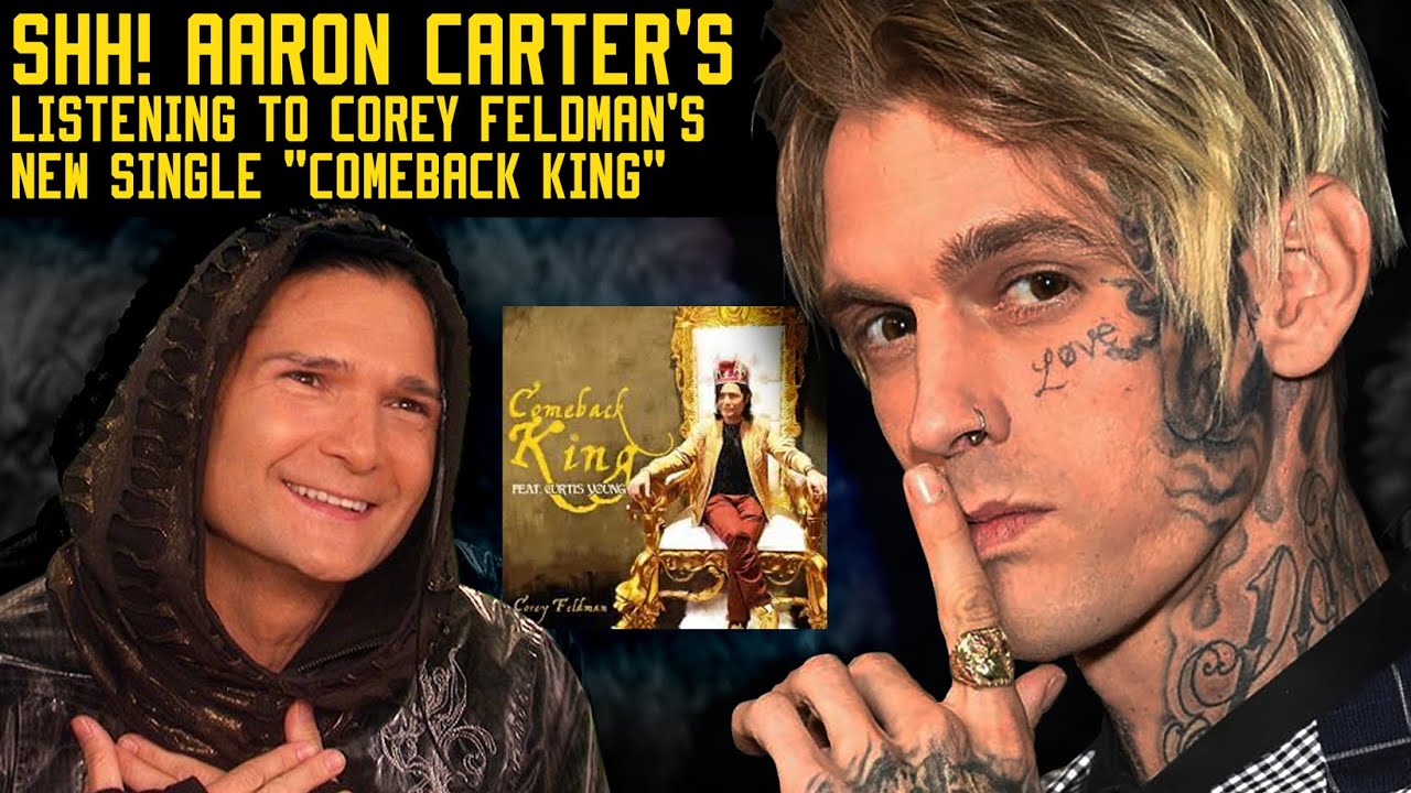SHH! Aaron Carter's Listening to Corey Feldman's New Single - YouTube