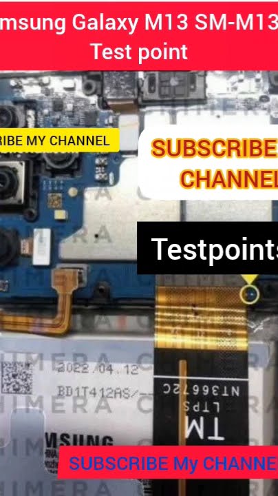 samsung galaxy M13 (sm-m135f) test point - YouTube