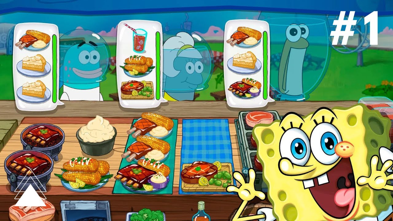 SpongeBob: Krusty Cook-Off FREE online cooking game! restaurant ...