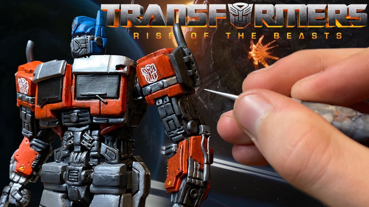 Sculpting Optimus Prime from the upcoming movie Transformers Rise Of ...