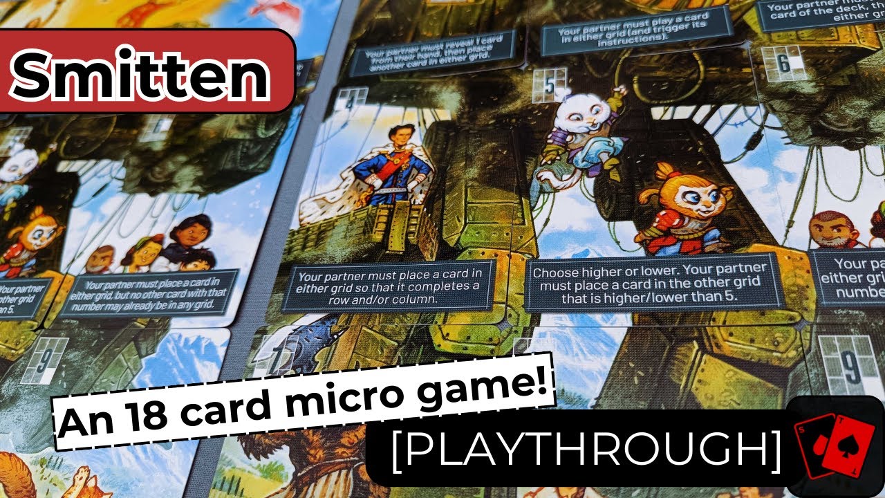 Playthrough | Smitten (18 Card Micro Game) - YouTube