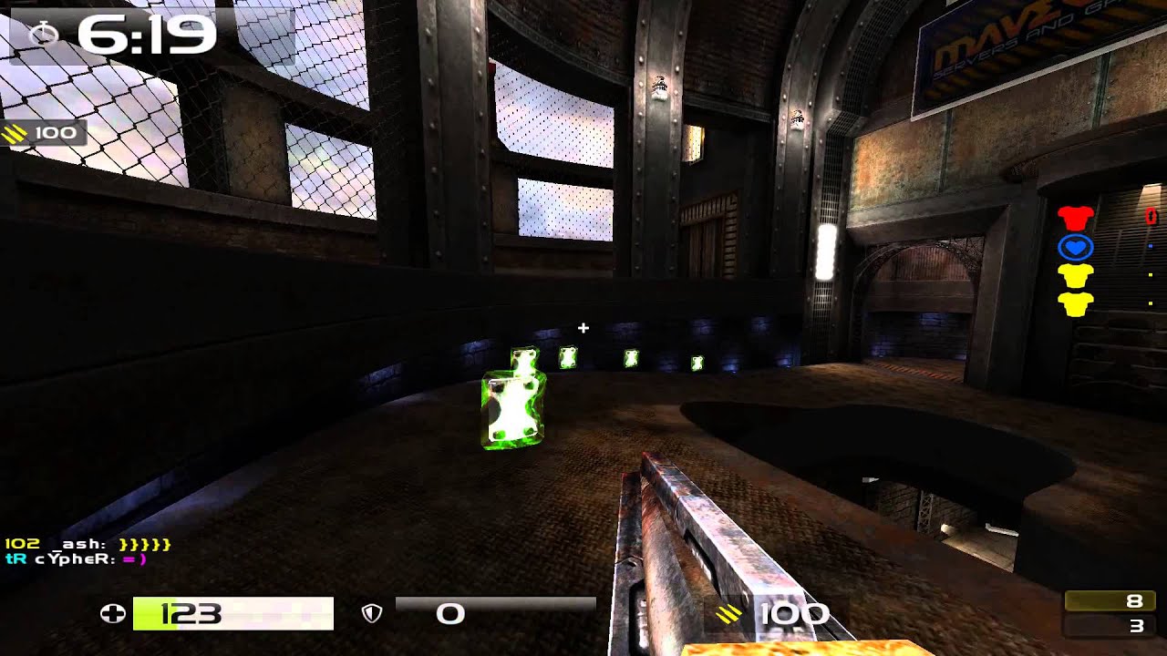 Quake Live: cypher vs ash: 125 FPS One Map Series - Delirium - YouTube
