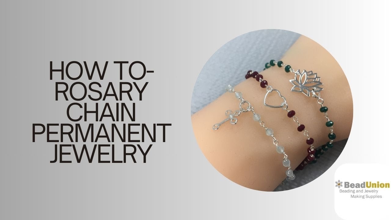 Permanent Jewelry Design Ideas with Rosary Chains - YouTube