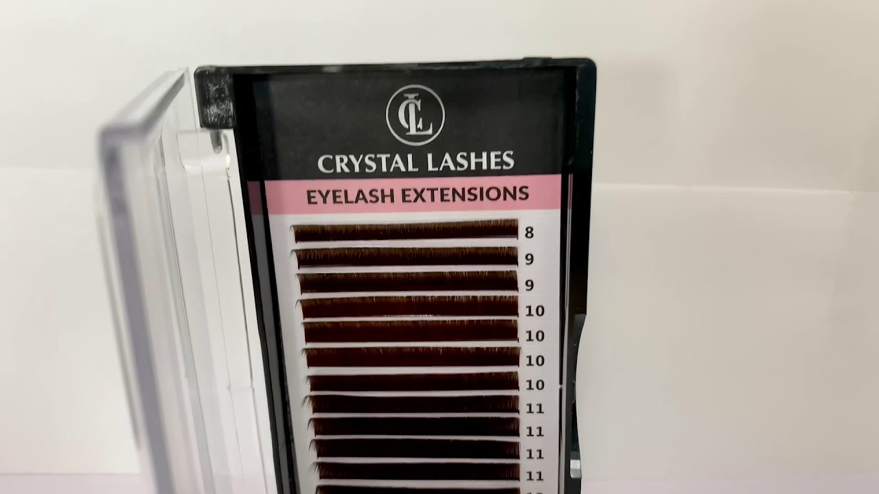 easy fan eyelashes crystal lashes - YouTube