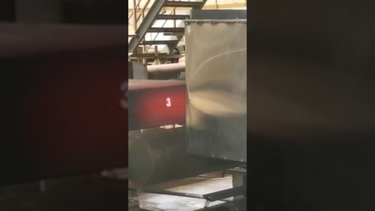 Automatic marking machine for slab/billet/bloom - YouTube