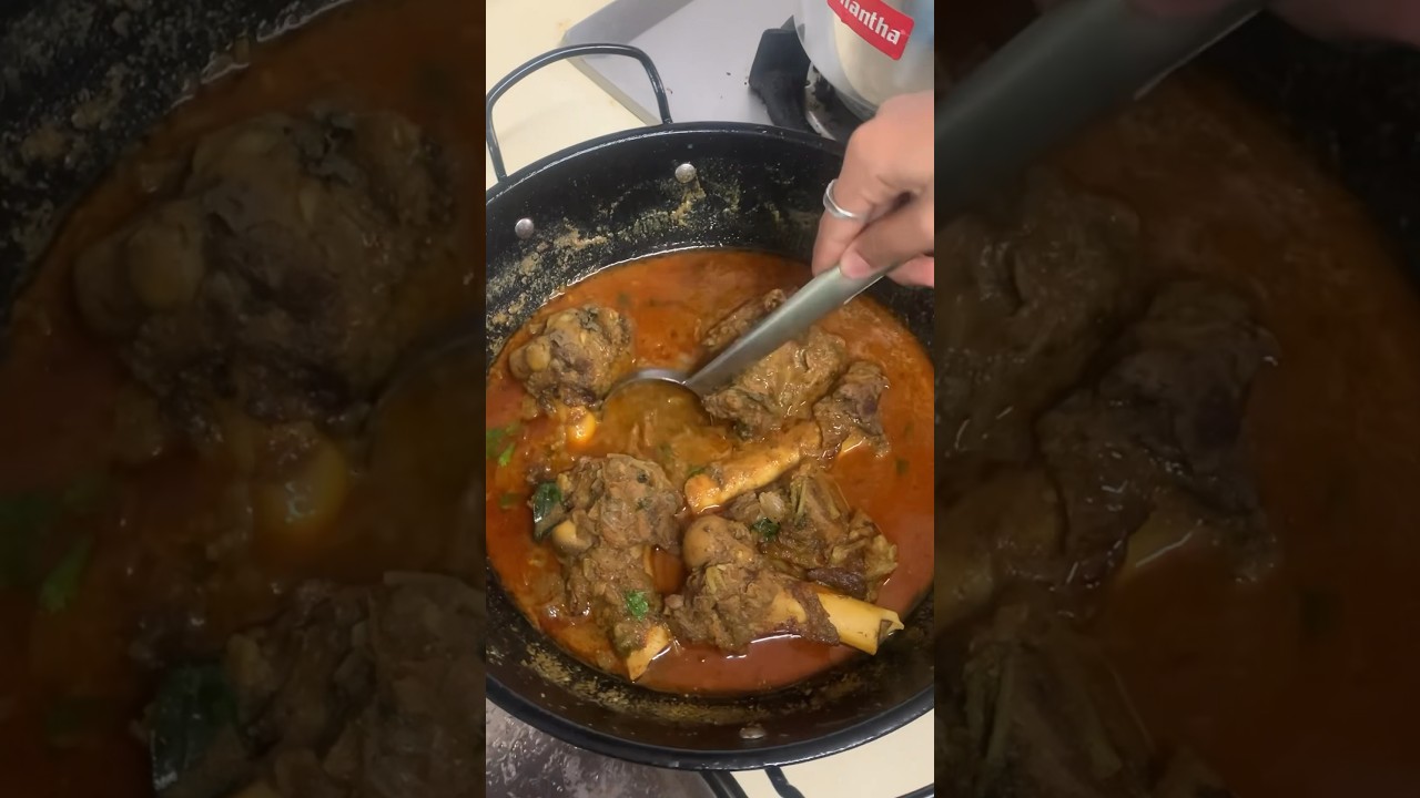 Nalli elumbu 🍖kulambu recipe in Tamil 🤤|#shorts #short #shot #trending ...