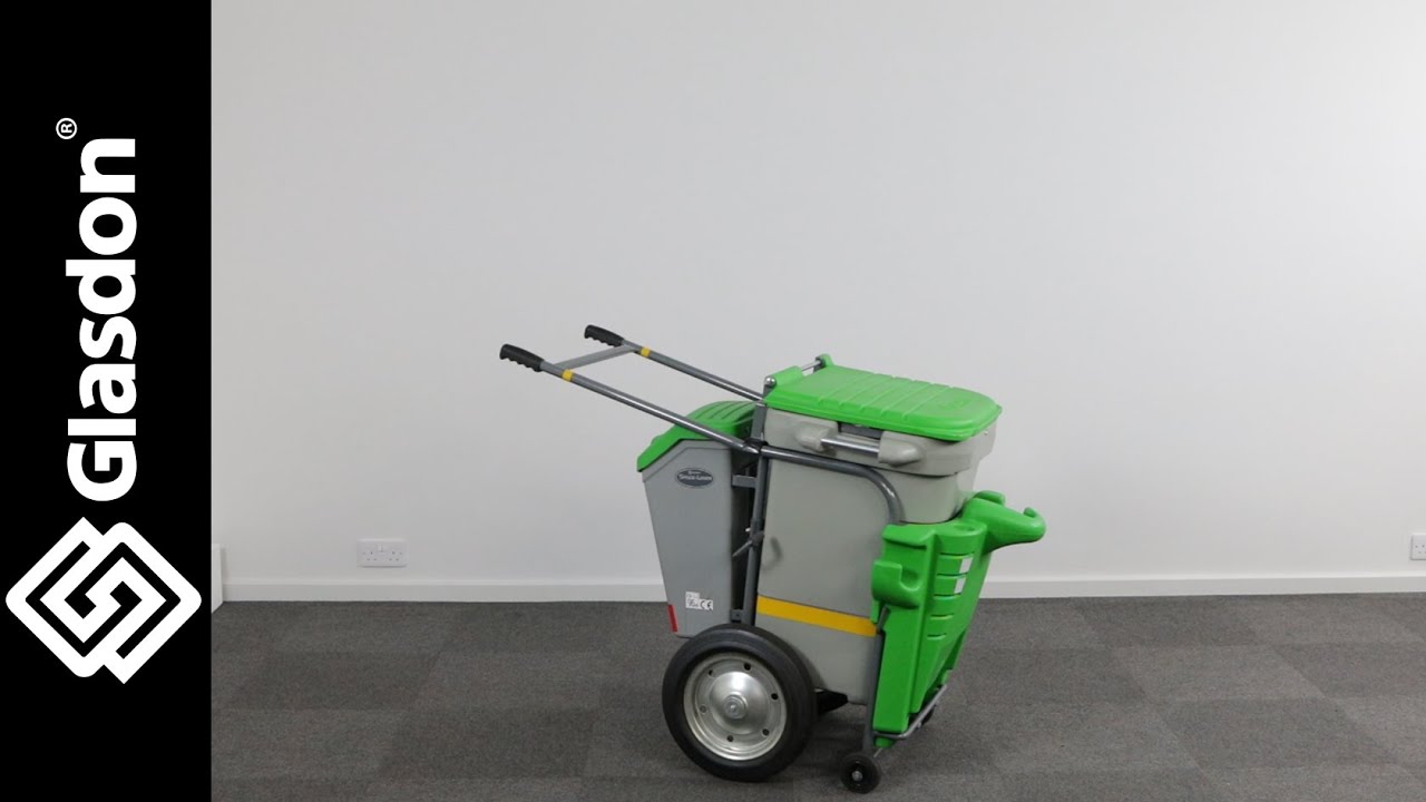 Glasdon UK | Single Space-Liner™ Orderly Barrow - YouTube
