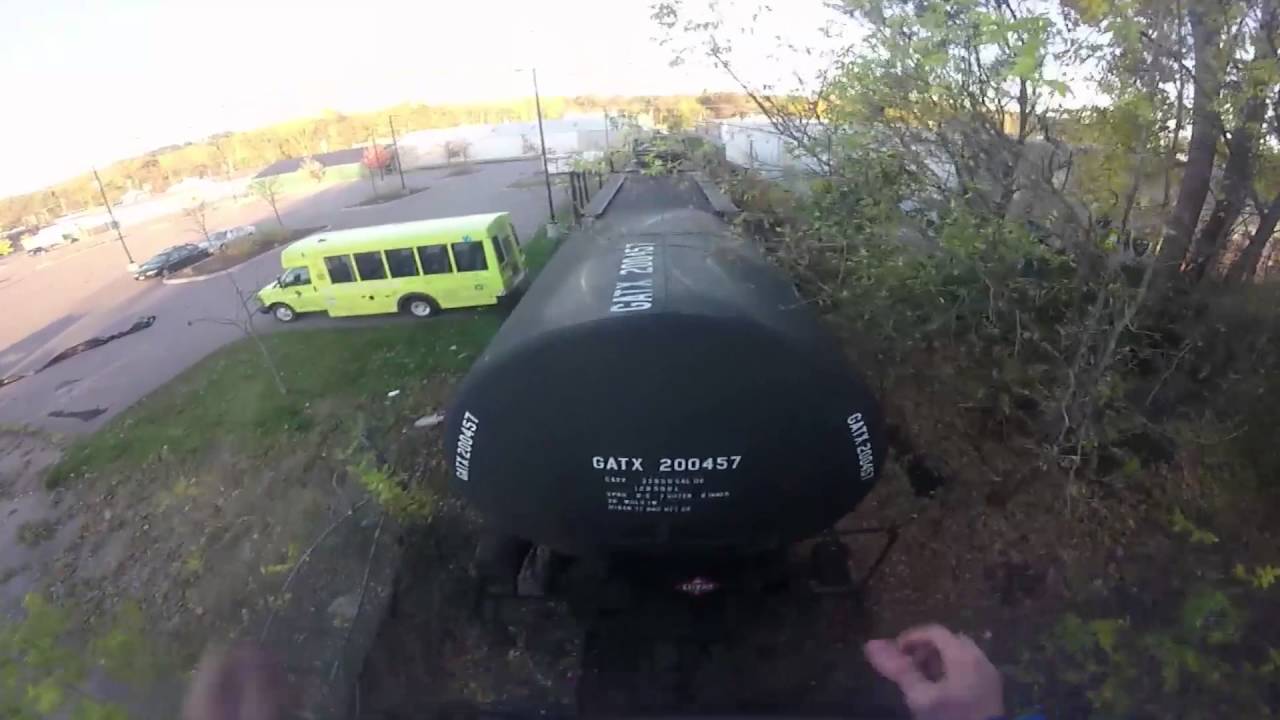 stationary train jumping || gopro pov - YouTube