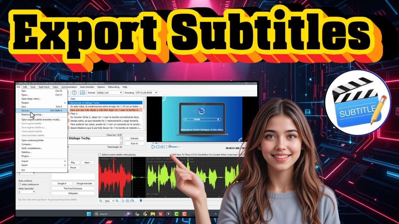 How To Export Translated Subtitles in Subtitle Edit - Simple Steps ...
