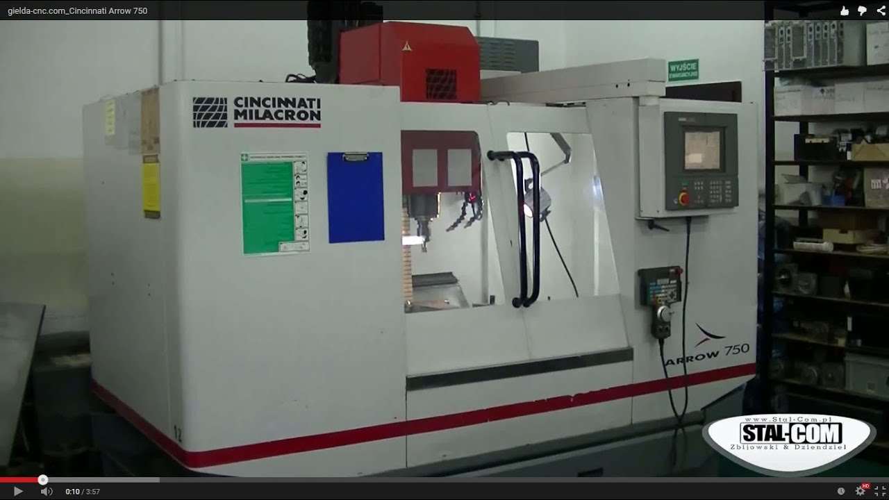 Cincinnati Arrow 750 _ gielda-cnc.com - YouTube