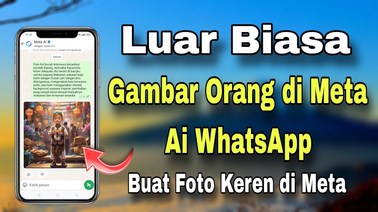 Cara Gambar Orang di Meta Ai WA How to Draw People on Meta Ai WhatsApp ...