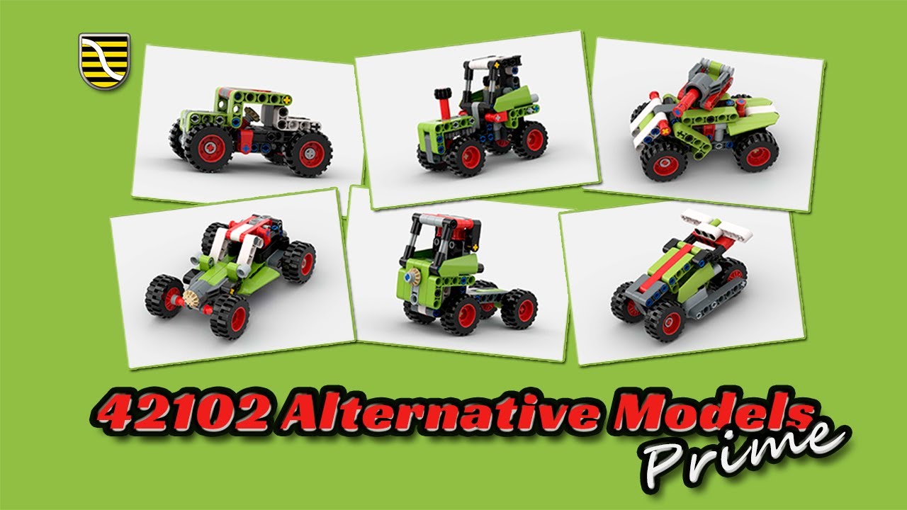 Lego Technic 42102 (Mini CLAAS XERION) Alternative Models Prime ...