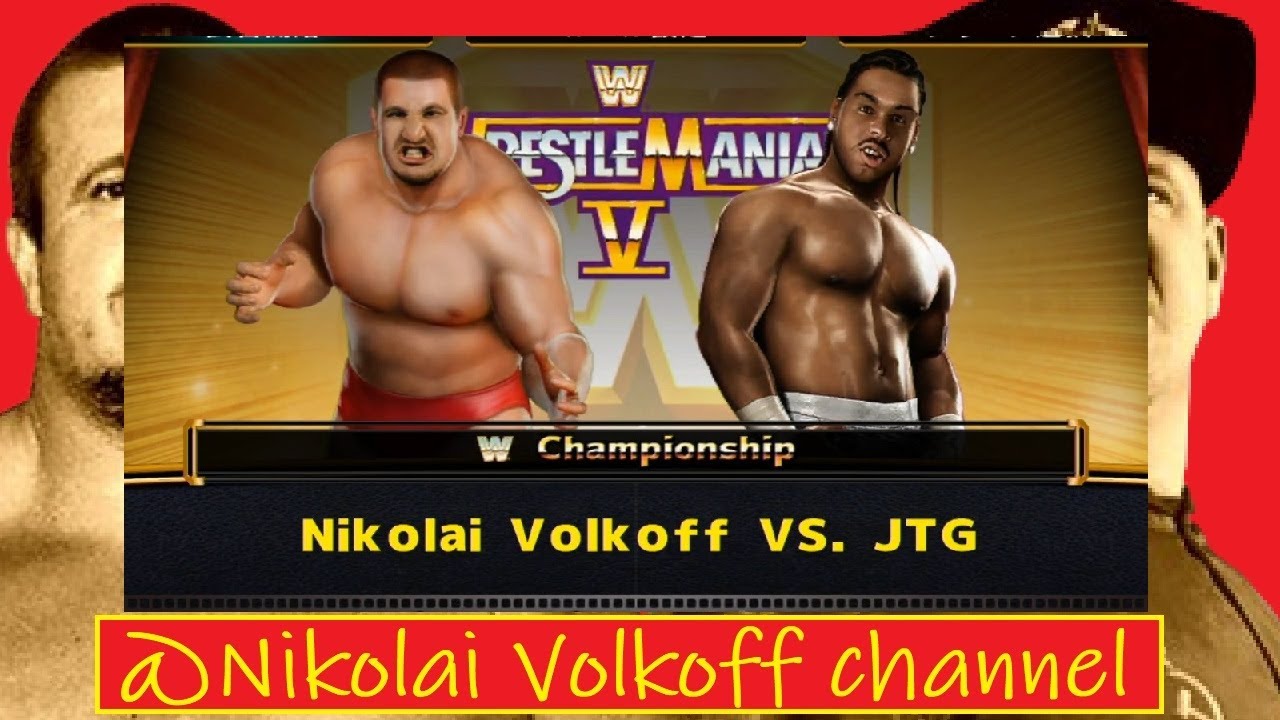 WWE Legends of Wrestlemania | Nikolai Volkoff vs. JTG - YouTube