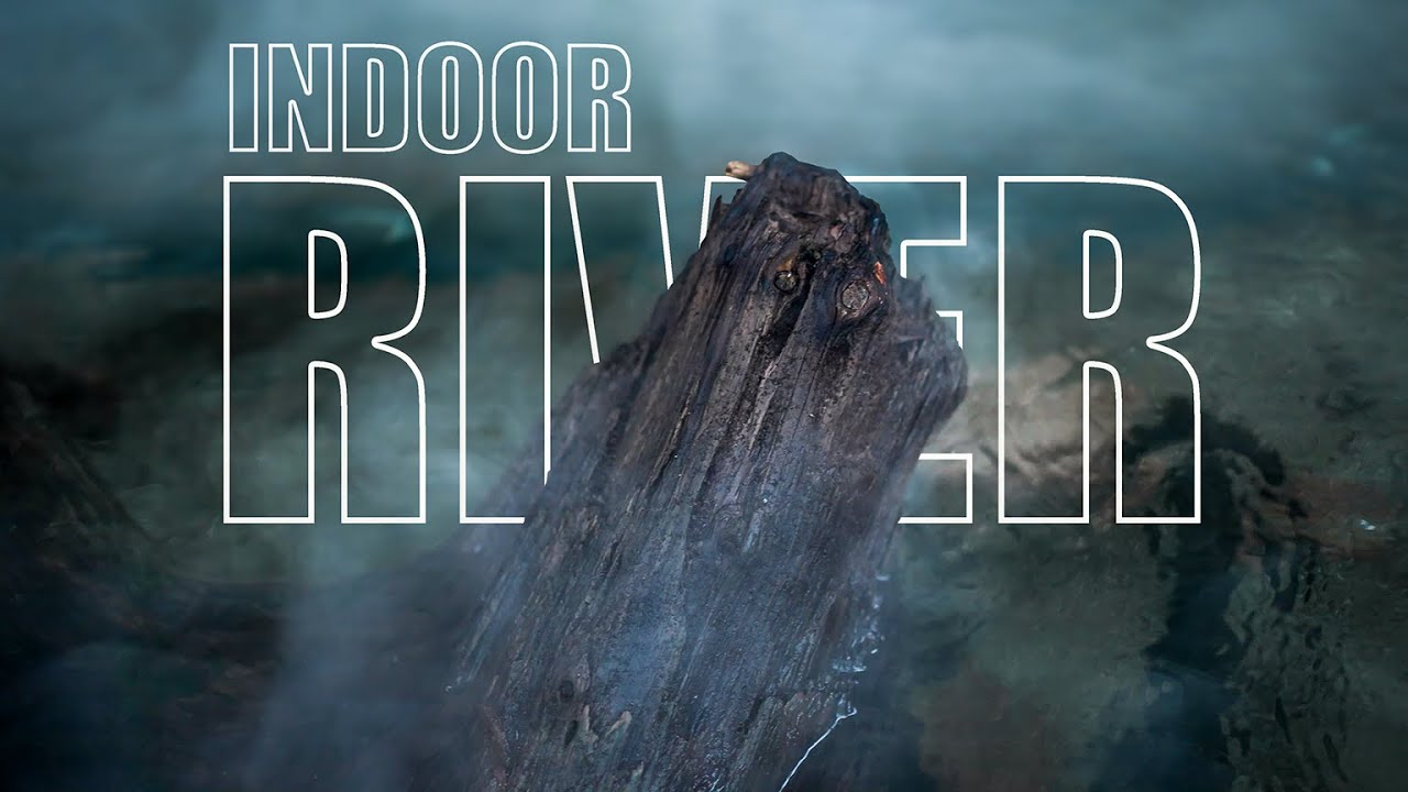 Amazing Planted Aquarium Exhibit - Indoor River & Waterfall - YouTube