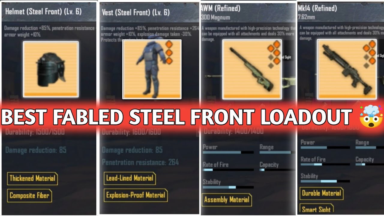 Play With Best Fabled Steel Front Loadout 🤯 In Misty Port | МЕТРО РОЯЛЬ ...