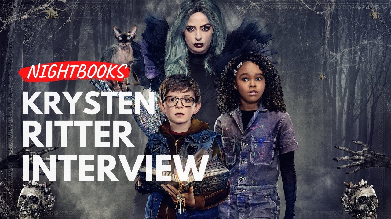Krysten Ritter Interview: Nightbooks on Netflix - YouTube