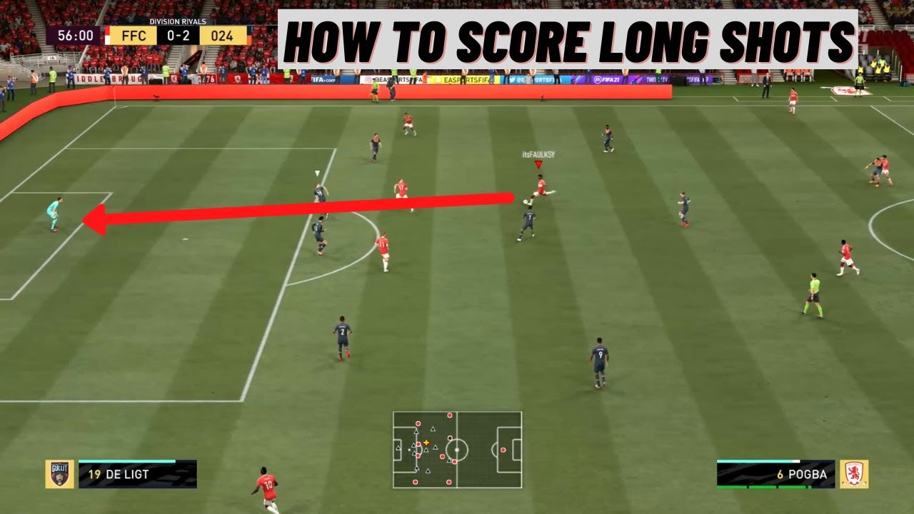 HOW TO SCORE LONG SHOTS ON FIFA 21 - YouTube