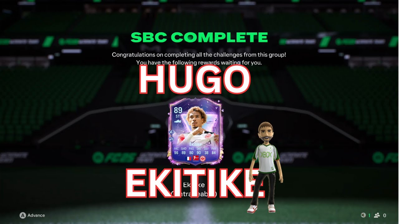 Hugo Ekitite SBC Completed fut 25 - YouTube