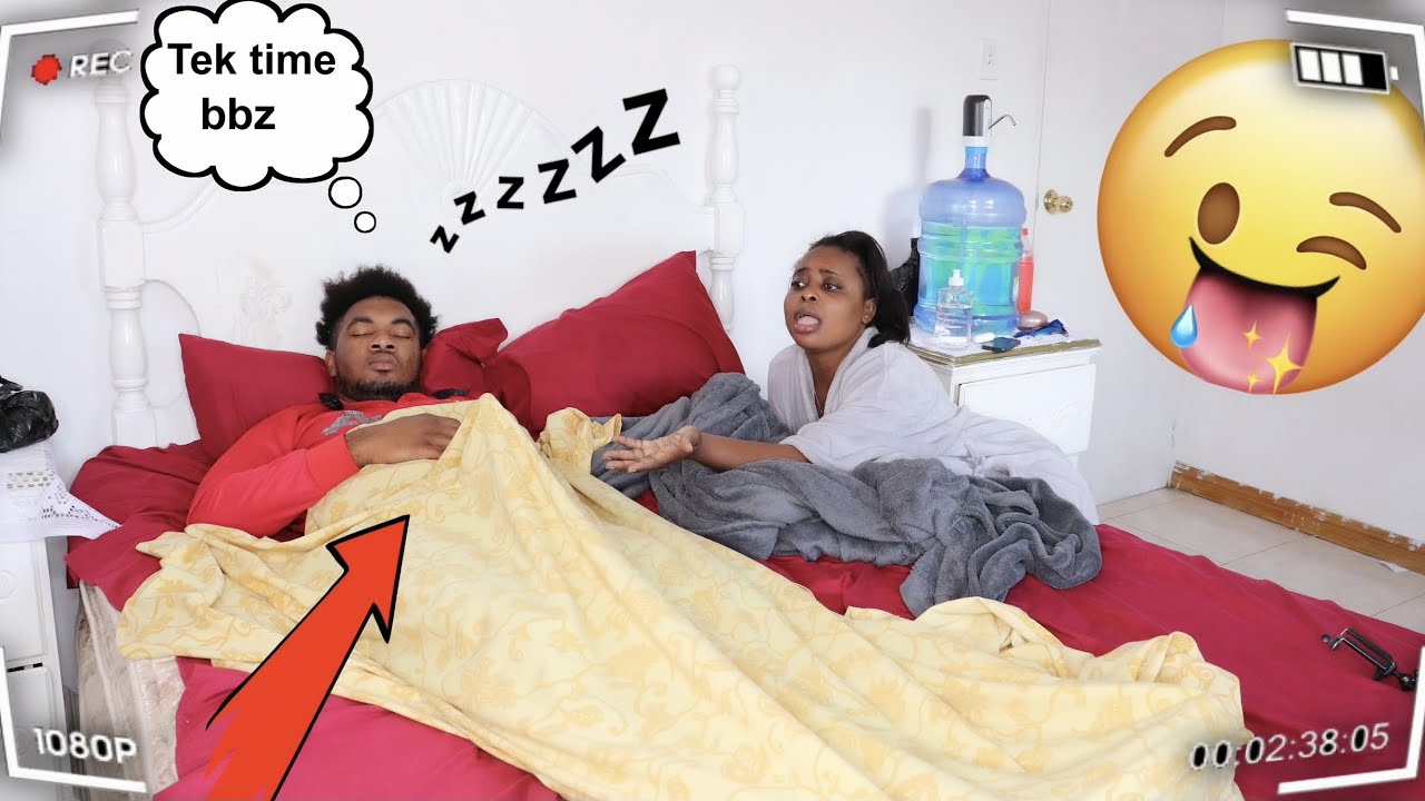 Waking up brick prank on girlfriend - YouTube