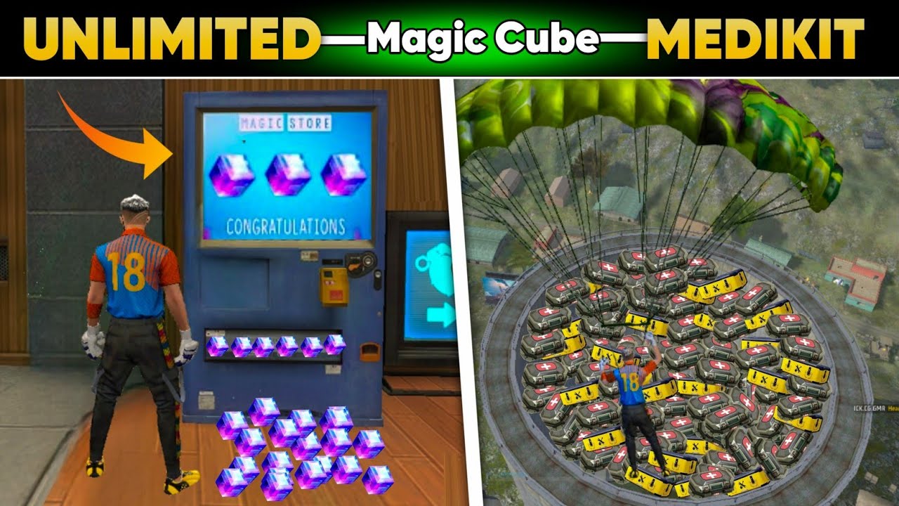 Unlimited Magic Cube + Medikit 😲 | Free Fire New Impossible Trick 🤯 ...