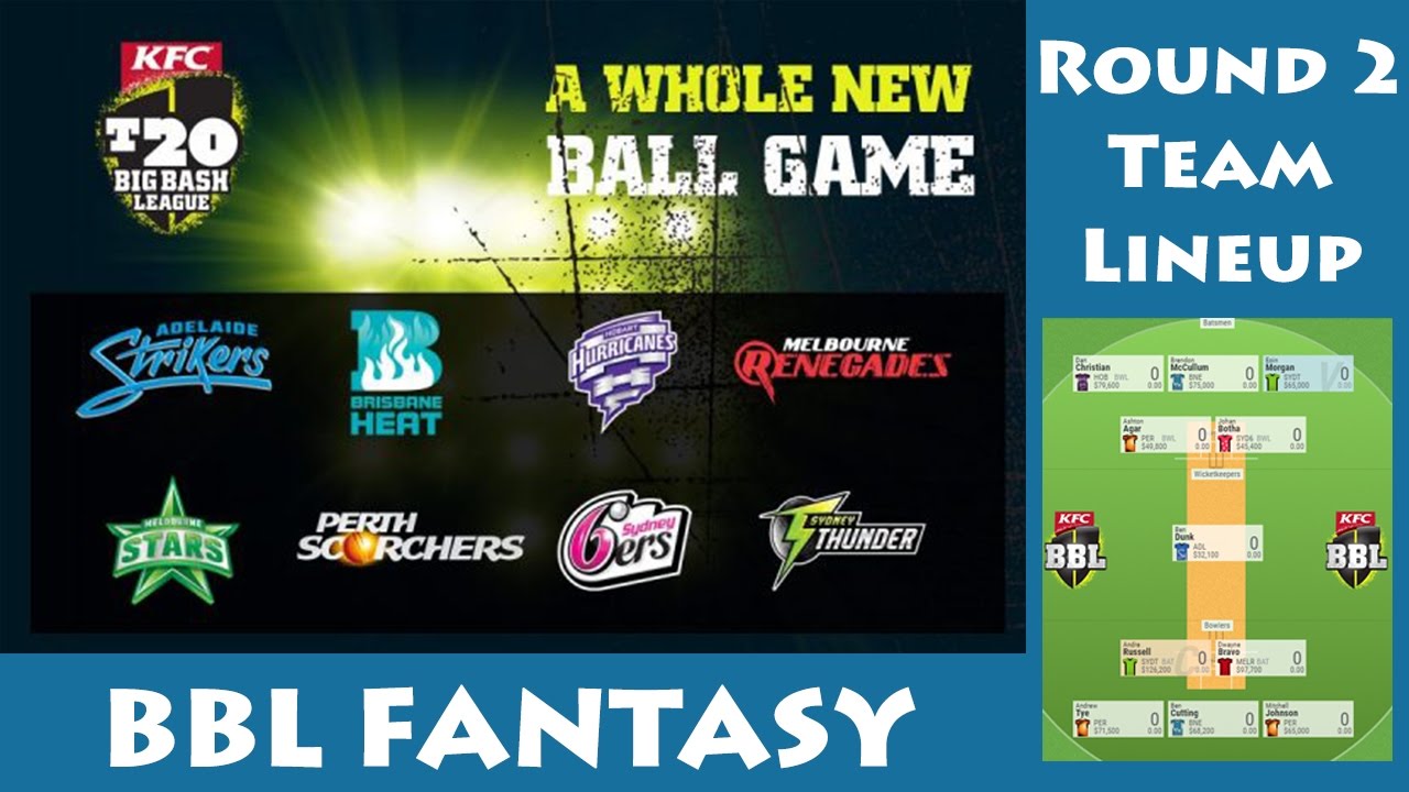 BBL Fantasy Round 2 - Mistakes & Changes - YouTube