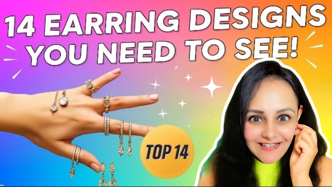 14 Must-Try Earrings Designs Trendy, Elegant & Easy DIY Jewelry - YouTube