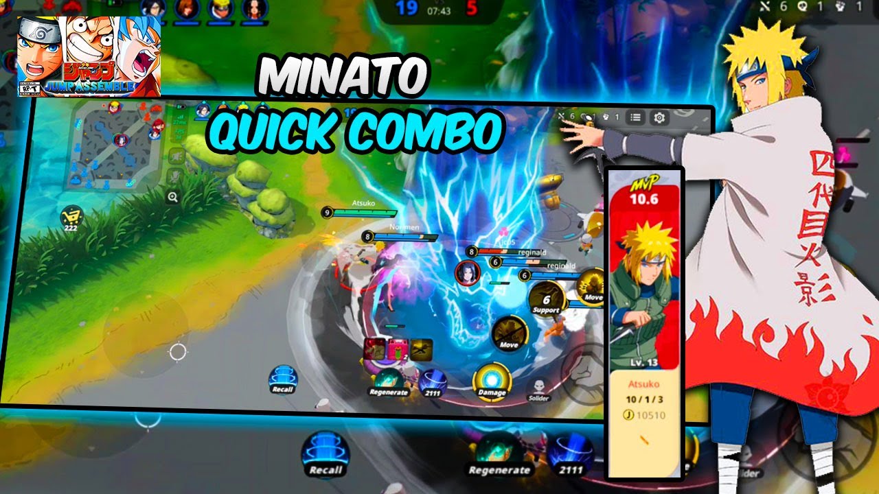 MY LAST MINATO GAMEPLAY BEFORE JUMP ASSEMBLE STOP THE BETA TEST - YouTube