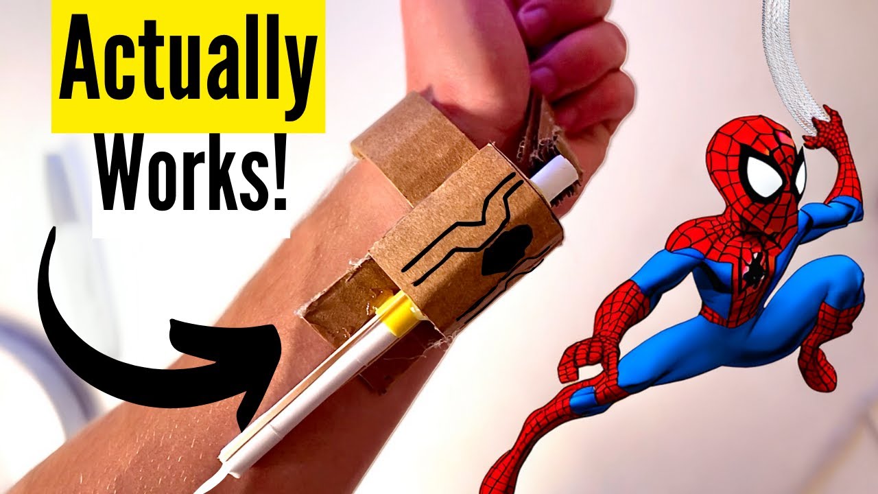 DIY Spider-Man Web-Shooters Out of Cardboard! (Easy Build) - YouTube