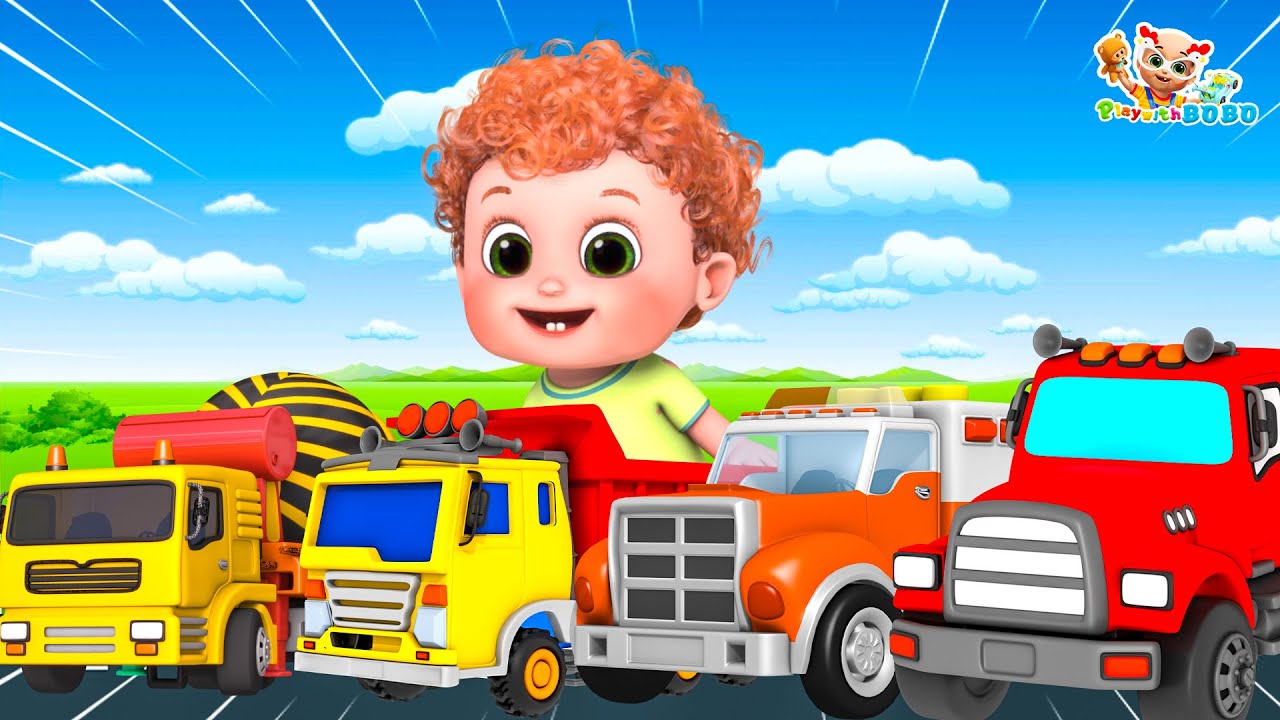 Wheels On The Bus , Car, Train,Bike | Most Popular Nursery Rhymes For ...