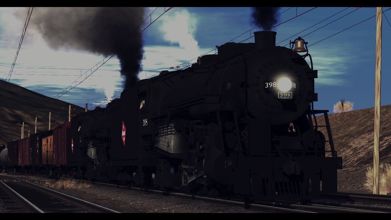 Milwaukee Road L-3 Double Header - Trainz 2019 - YouTube