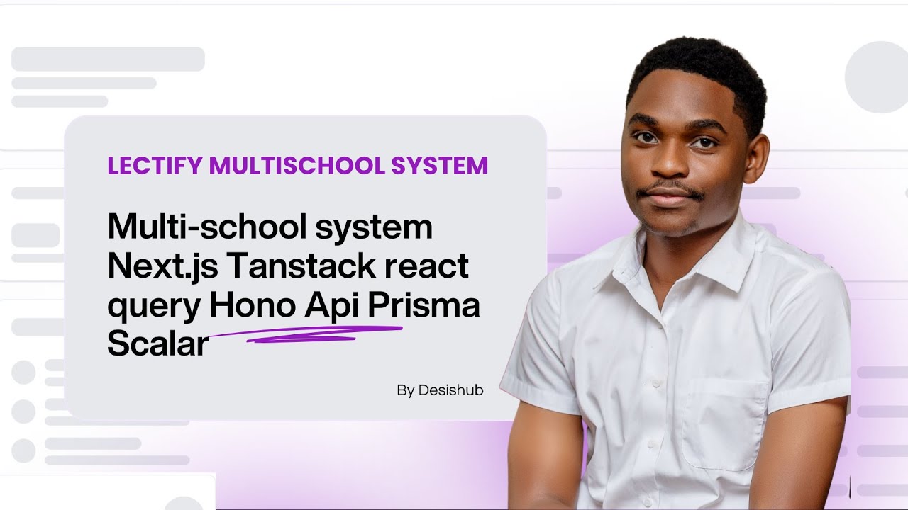 Multi school system Update Hono TypeScript Scalar Zod Next.js React Query - YouTube