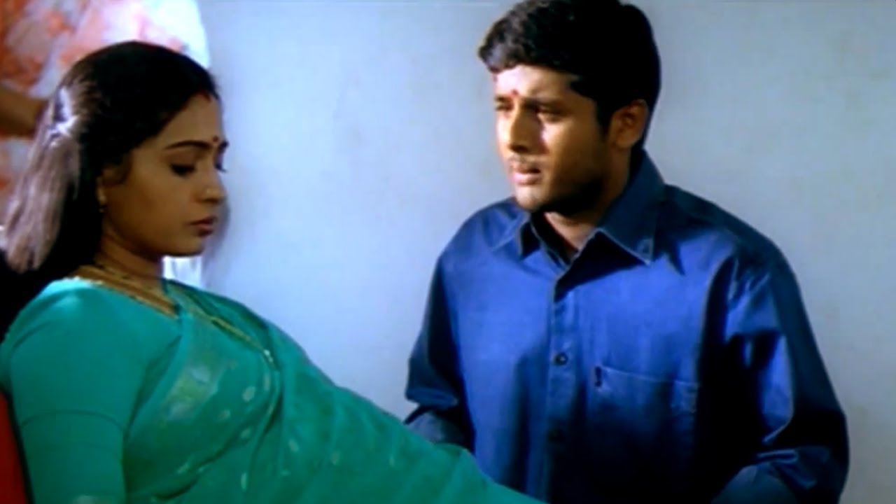Sambaram Movie || Beautiful Sentiment Scene Between Nitin & Seetha ...