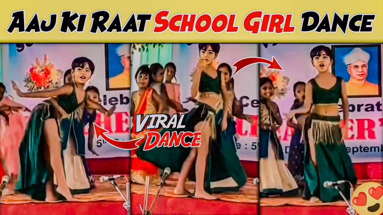 Aaj Ki Raat School Girl Dance| Suvidya Sr Sec School Dance| Suvidya Sr ...