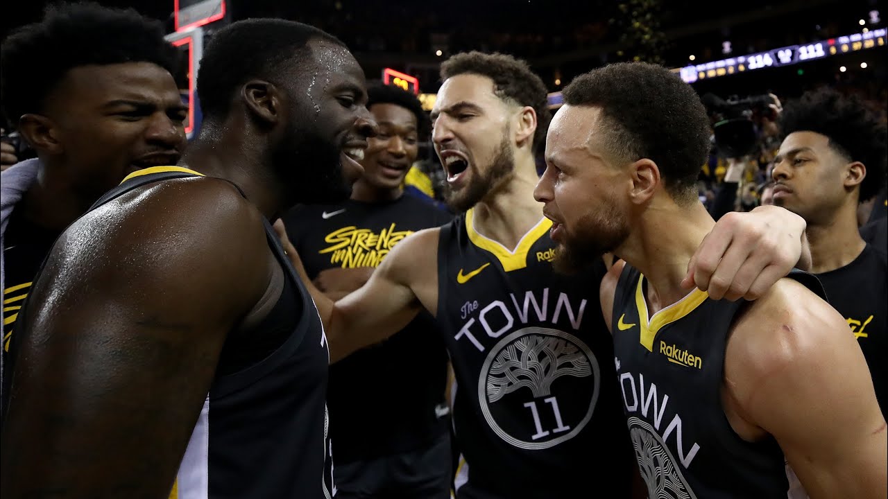 THE Series When Golden State BIG 3 Swept Portland Without KD.. Warriors ...