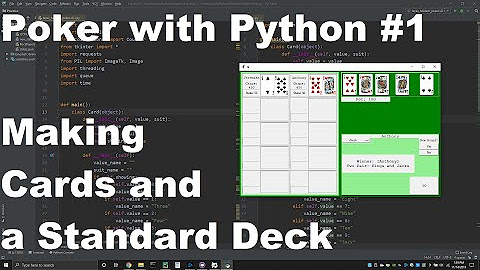 Python Poker GUI/Game with TKinter - YouTube
