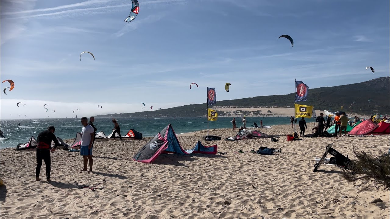 4K kitesurfing Tarifa 5 okt 2024(1) - YouTube