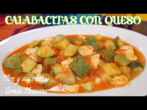 Calabacitas con Queso! Receta Fácil, Rápida y Económica - YouTube