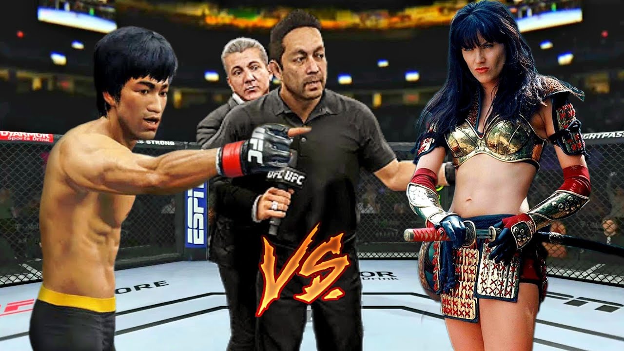 Bruce Lee vs. Xena:Warrior Princess - EA Sports UFC 4 - YouTube