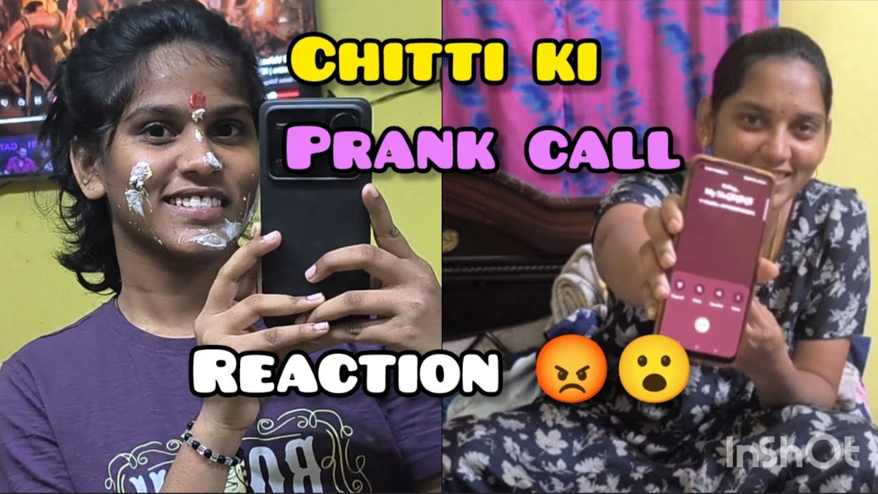 Chitti ki prank call chesina reaction vammoo 😡😮... - YouTube